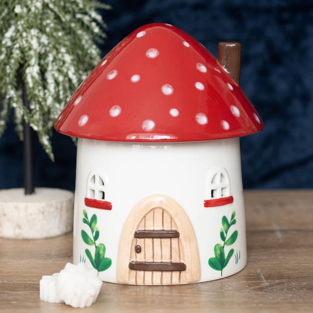 Mushroom House Oil Burner & Wax Warmer | Home Fragrances ...